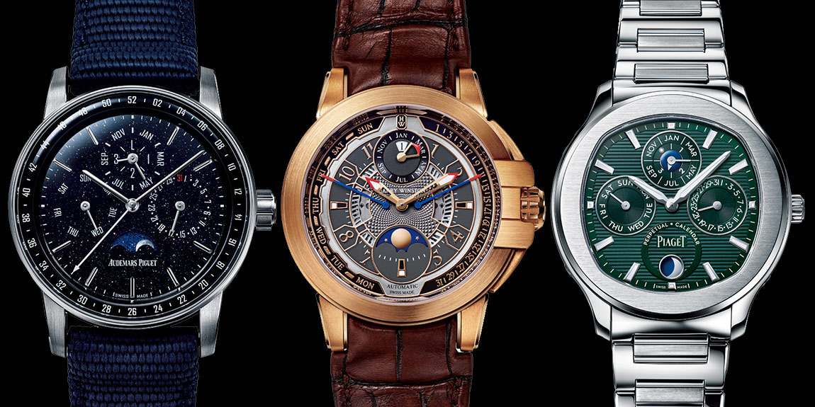 「ムーンフェイズ」時計で、ドレスアップ気分を高める！【その2】 | メンズウォッチ（腕時計） | LEON レオン オフィシャルWebサイト